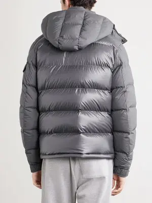 Moncler Maya Quilted Shell Down Jacket - Gray