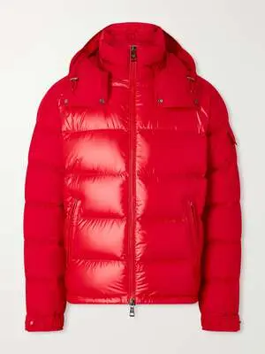 Moncler Maya Quilted Shell Down Jacket - Red