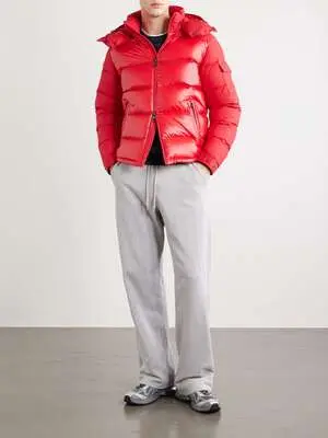 Moncler Maya Quilted Shell Down Jacket - Red