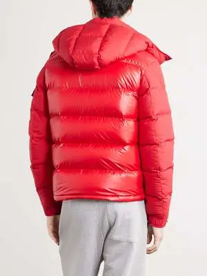 Moncler Maya Quilted Shell Down Jacket - Red