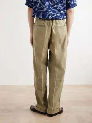 Kapital Easy Straight-leg Cotton-canvas Trousers