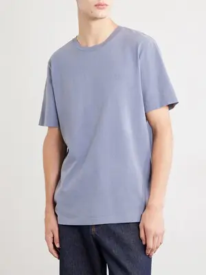 A.p.c. Gabby Logo-print Cotton Jersey T-shirt - Blue