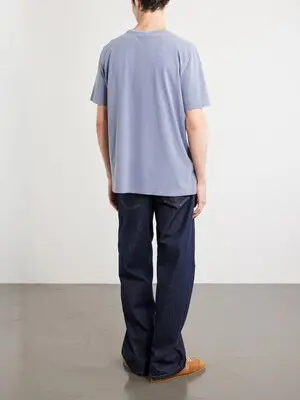 A.p.c. Gabby Logo-print Cotton Jersey T-shirt - Blue