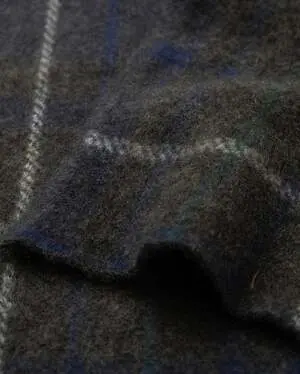 Johnstons Of Elgin Baird Grey Brushed Cashmere-silk Scarf