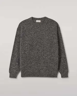 Johnstons Of Elgin Craigie Dark Bue Ambswoo Jumper