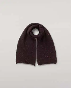Johnstons Of Elgin Tiree Donegal Cashmere Scarf - Purple