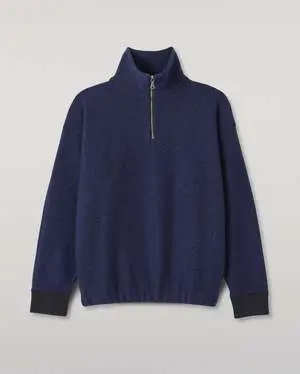 Johnstons Of Elgin Cashmere Half-zip Pullover
