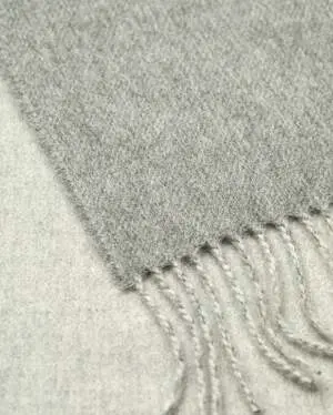 Johnstons Of Elgin Contrast & Silver Cashmere Stole