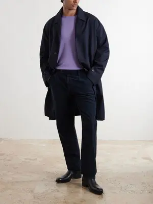 Massimo Alba Ionio2 Straight-leg Cotton Trousers
