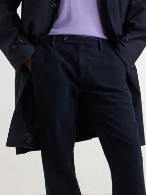 Massimo Alba Ionio2 Straight-leg Cotton Trousers