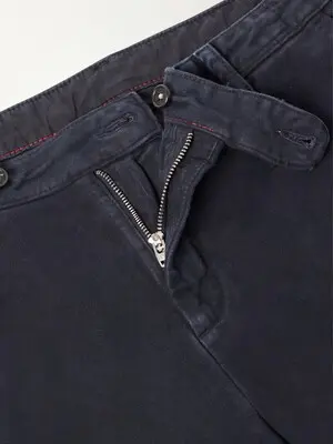 Massimo Alba Ionio2 Straight-leg Cotton Trousers