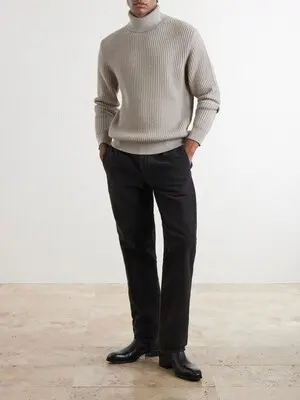 Massimo Alba Straight-leg Cotton Trousers