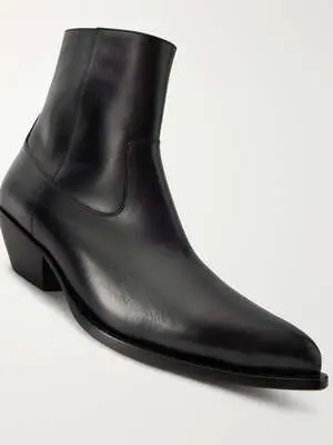 Celine Leather Chelsea Boots