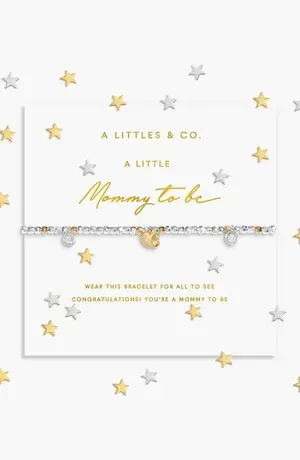A LITTLES & CO Sparkle Confetti A Little 'mommy To Be' Bracelet - Mixed