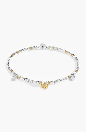 A LITTLES & CO Mommy To Be Charm Bracelet In Silver And Gold-tone