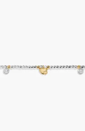 A LITTLES & CO Mommy To Be Charm Bracelet In Silver And Gold-tone