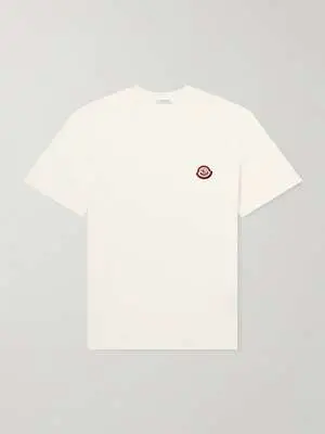 Moncler Logo-appliqué Cotton-jersey T-shirt