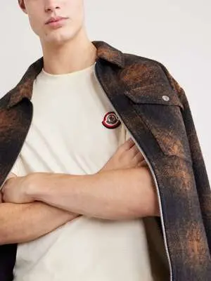 Moncler Logo-appliqué Cotton-jersey T-shirt