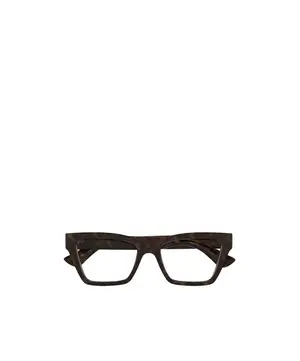 Gucci Square Frame Glasses - Havana