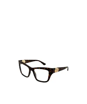 Gucci Cat Eye Frame Glasses - Black