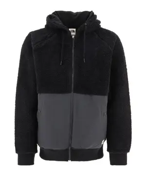 The North Face Zip-up Hooded Coat - Black
