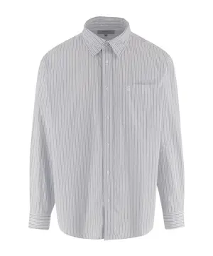 Carhartt Keene Striped Cotton-poplin Shirt - Gray