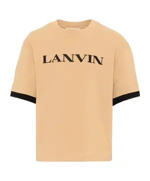 LANVIN Embroidered Logo Crewneck T-shirt - No
