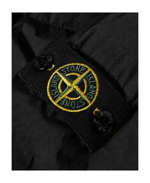 Stone Island Teen Logo-patch Hooded Jacket