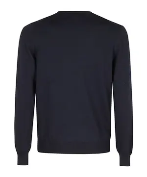 Tagliatore Long-sleeved Crew Neck Sweater