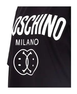 Moschino Round Collar Logo T-shirt