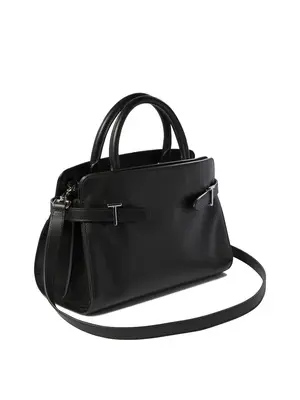LE TANNEUR Structured Top Handle Tote Bag