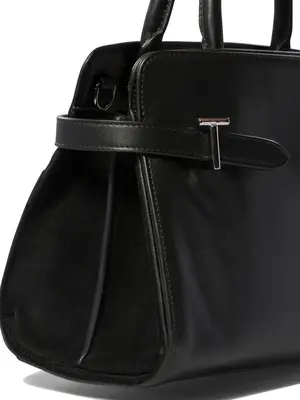 LE TANNEUR Structured Top Handle Tote Bag