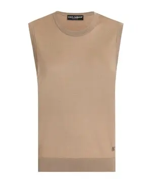 Dolce & Gabbana Cashmere Top - Beige