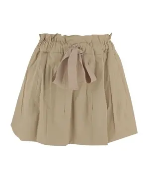 PATOU Drawstring Bloomer Skirt - Beige