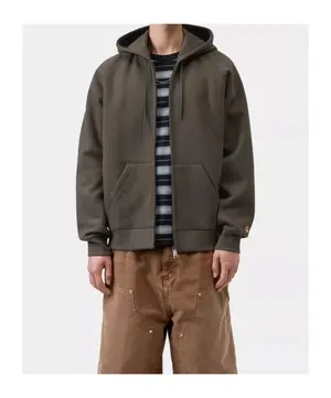 Carhartt Work In Progress Hooded Chase Jacket - Ash Heather