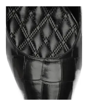Burberry Crocodile-effect Leather Dame Slingback Pumps