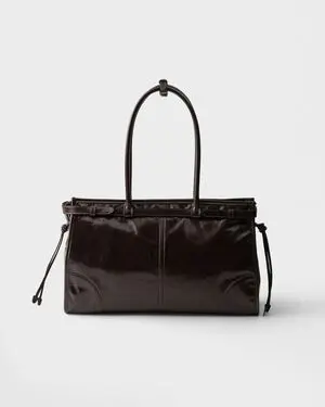 Prada Large Bonnie Large Leather Handbag