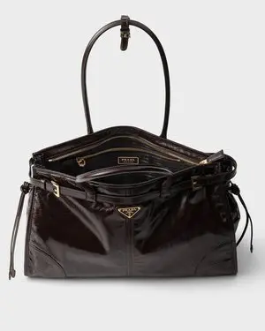 Prada Large Bonnie Large Leather Handbag