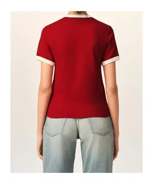 AMI Paris De Coeur Embroidered Crewneck T-shirt