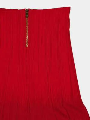 Balmain Pleated Maxi Skirt
