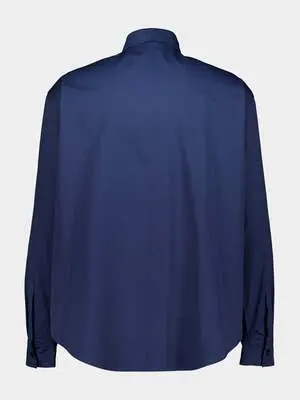 Balmain Logo-embroidered Chest-pocket Shirt