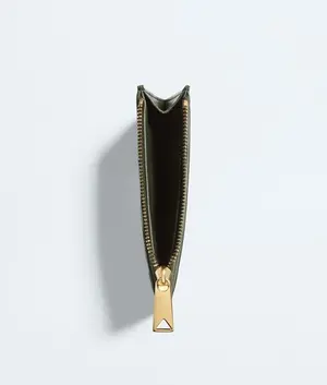 Bottega Veneta Woven Zipper Card Holder