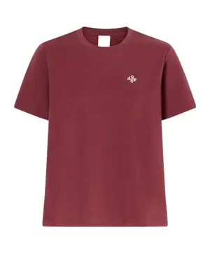 Varley Classic Loose-fit Cotton T-shirt - Red