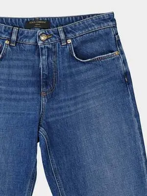 Dolce & Gabbana Dolce Gabbana Wide-leg Mid-rise Jeans