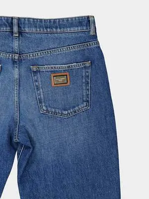Dolce & Gabbana Dolce Gabbana Wide-leg Mid-rise Jeans