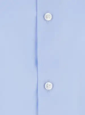 Hugo Boss Hank Classic Cotton Shirt - Light Blue