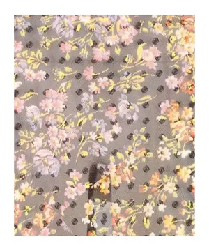 Dries Van Noten Floral Patchwork Jacquard Midi Skirt