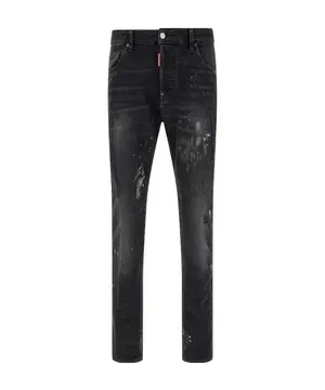 Dsquared2 Splatter Paint Jeans - Black