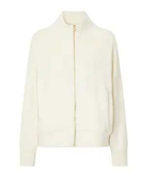 Varley Contrast Collar Long Sleeve Jacket - White