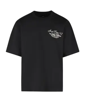 Amiri Dreamers Slogan Printed Crewneck T-shirt - Black